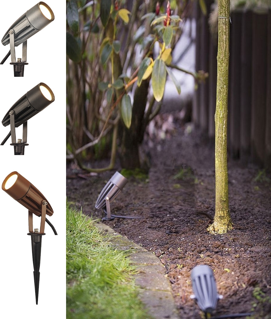 Slim-Shaped Spike Light with Integral LEDs Choose from Four Colours