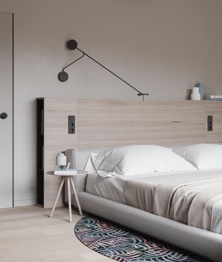 LED Wall Light with Counterweight Balanced Arm