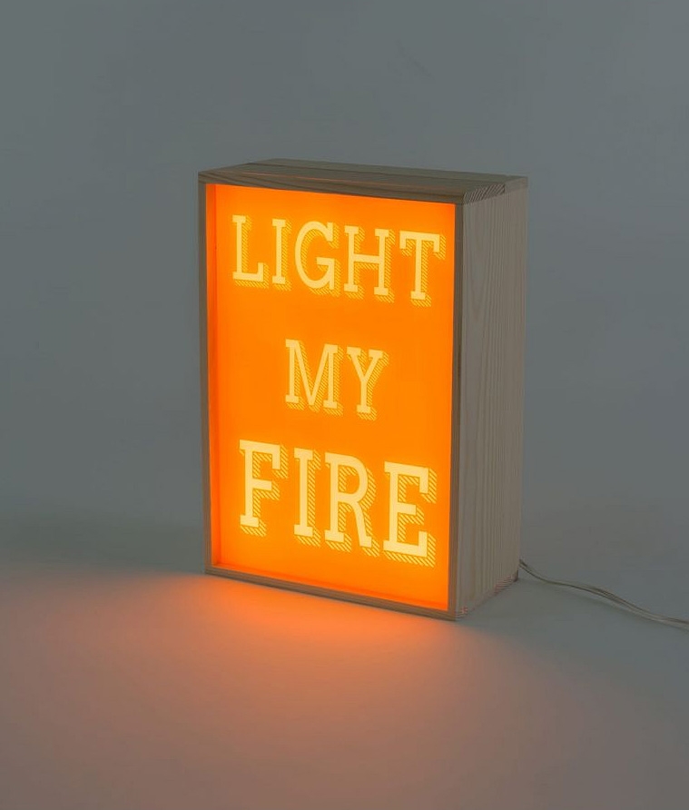 priced to clear - Seletti Lightink Lightbox Box An LED Box with Four ...