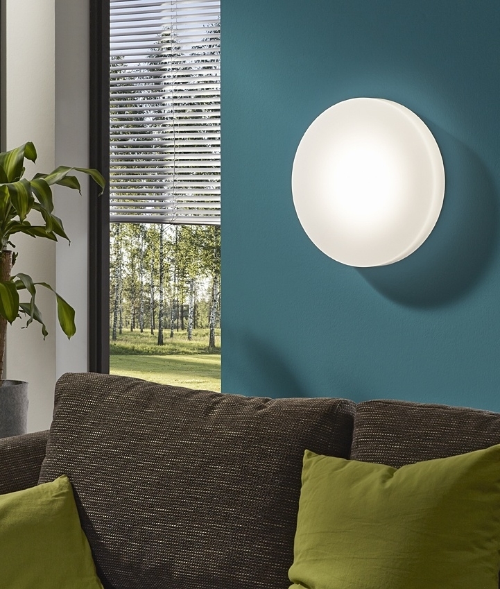 LED Round Flush Ambient Wall or Ceiling Light
