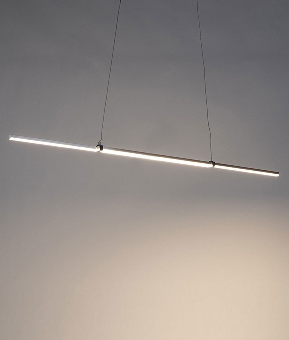 The Profile Extends on this Extra Slim Suspended LED Pendant Light