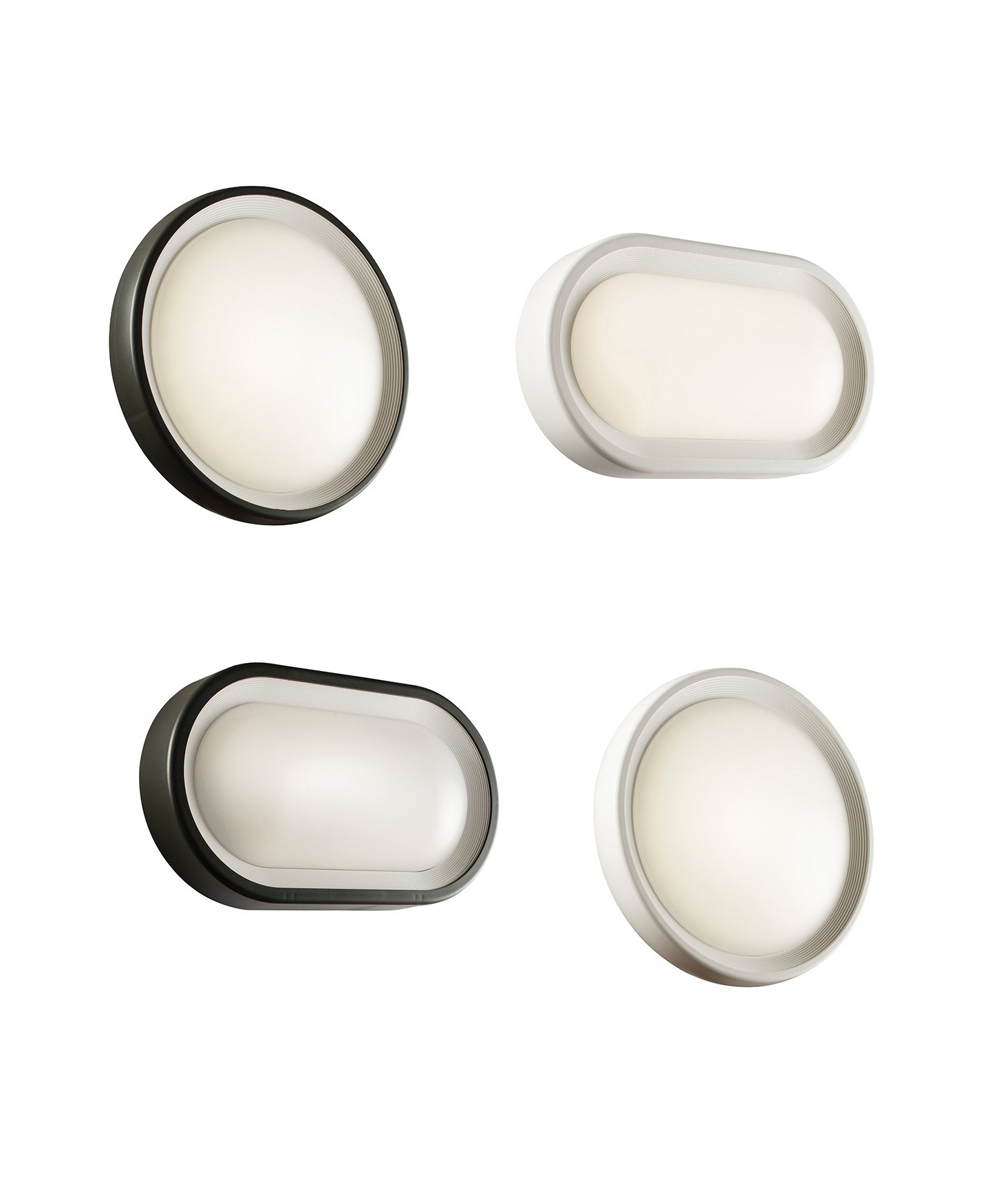 LED bulkhead with aluminium housing with polycarbonate diffuser inside ...