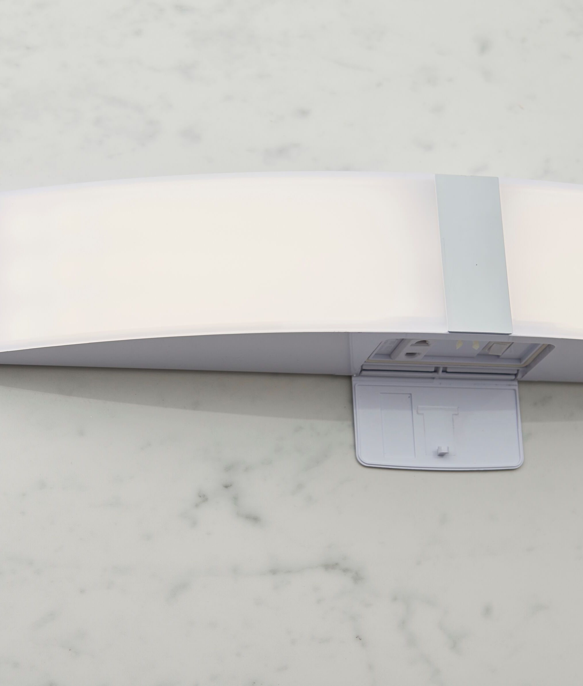 LED IP44 Curved Shaver Bathroom Light with Pullcord - White or Chrome ...