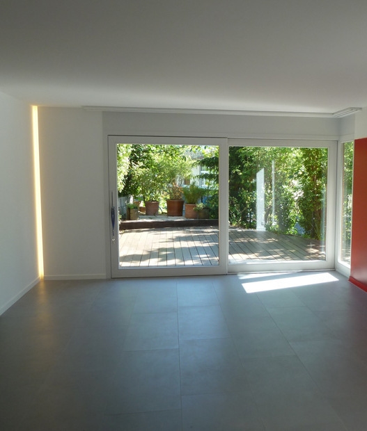 Recessed Reveal Lighting Profile for Alcoves and Step Walls