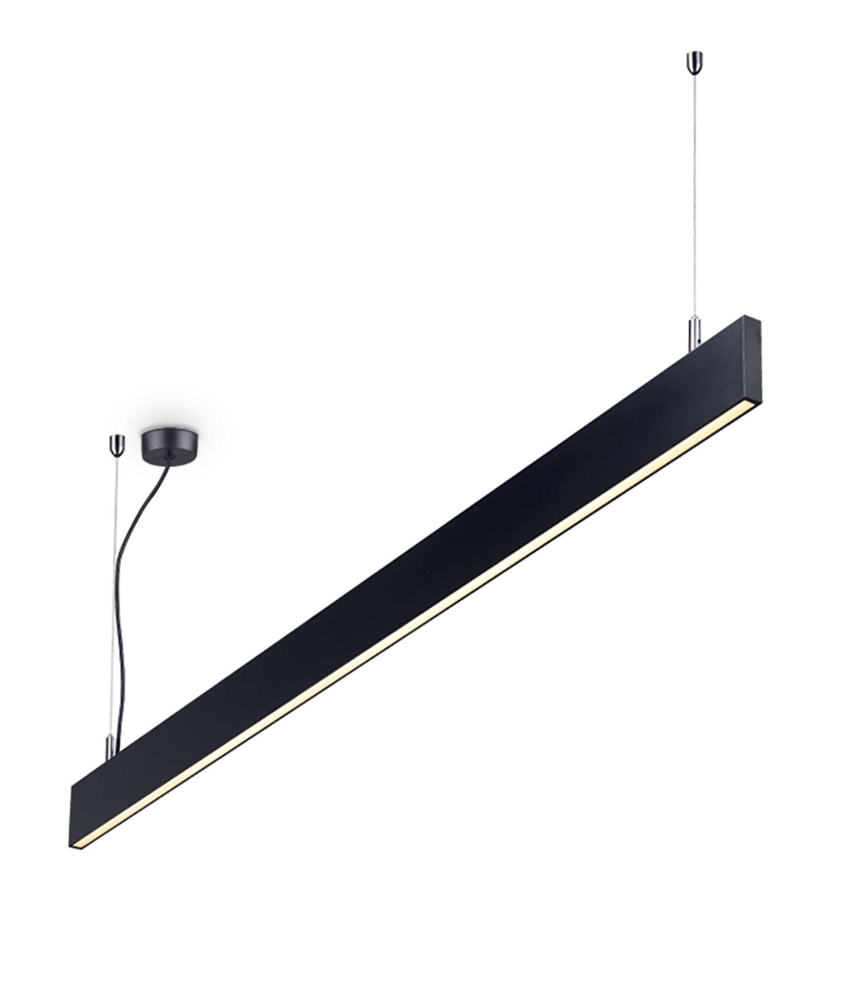 Linear LED Suspended Light - Linkable for a Continuous Profile ...