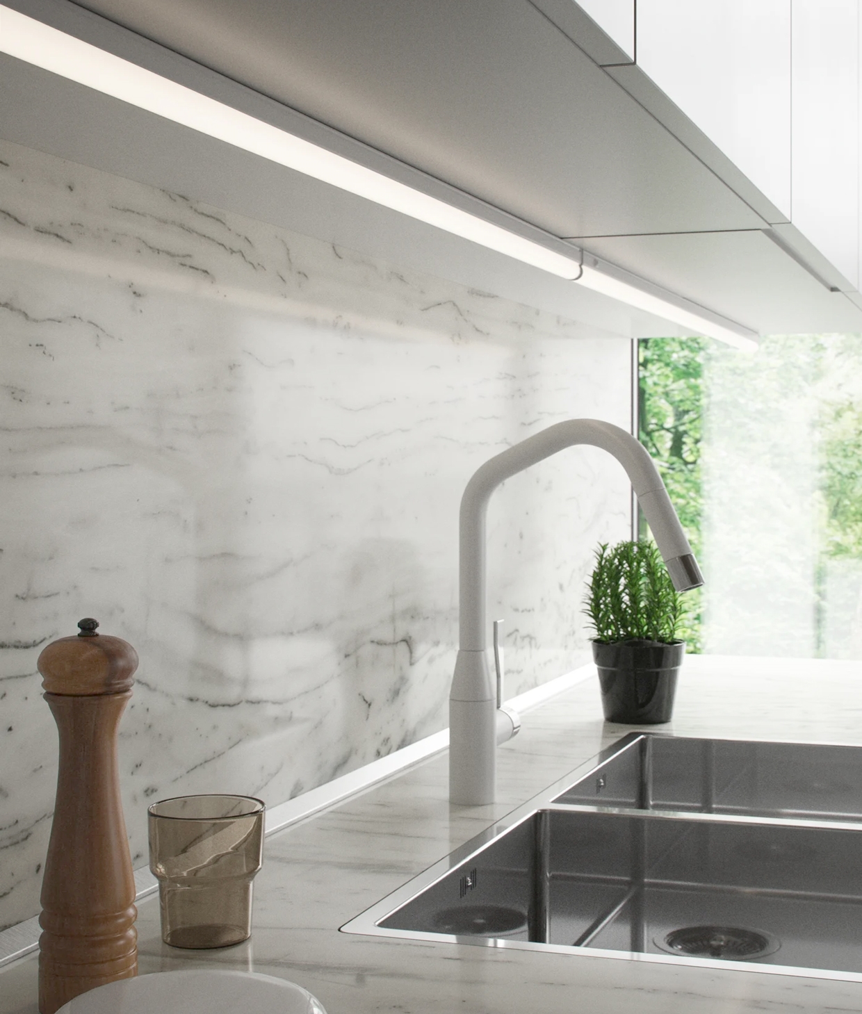 Slim LED Under Cabinet Lights with CCT - Easy to Link - 3 Sizes