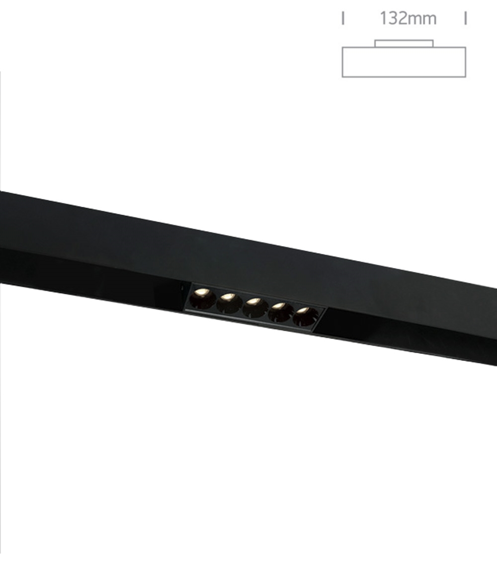 Low Glare Linear Downlight for Magnetic Tracks - Comfort Lighting Solution