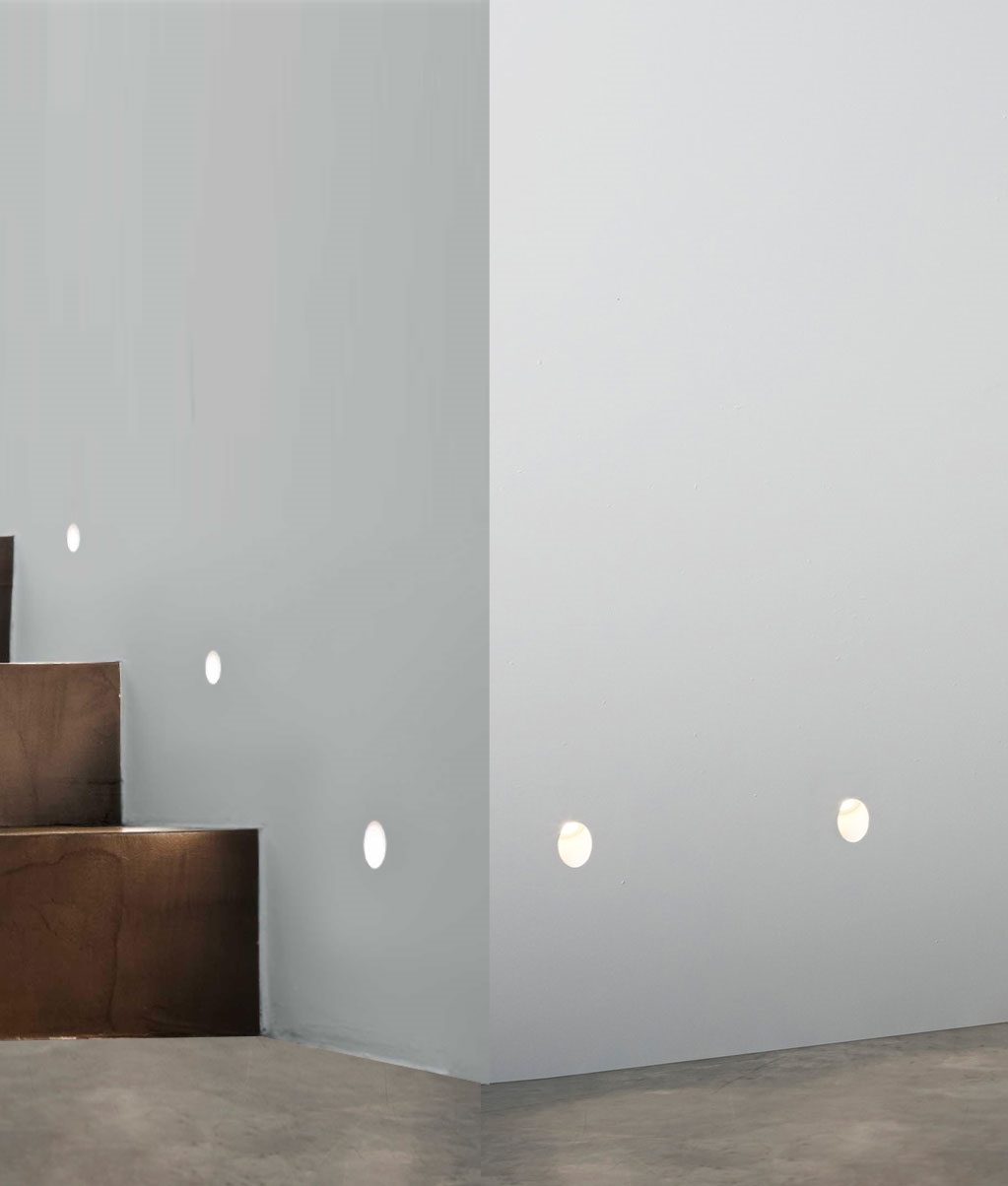 Low Level Plaster in Square Trimless Plaster-In LED Lights. Skim Coat ...