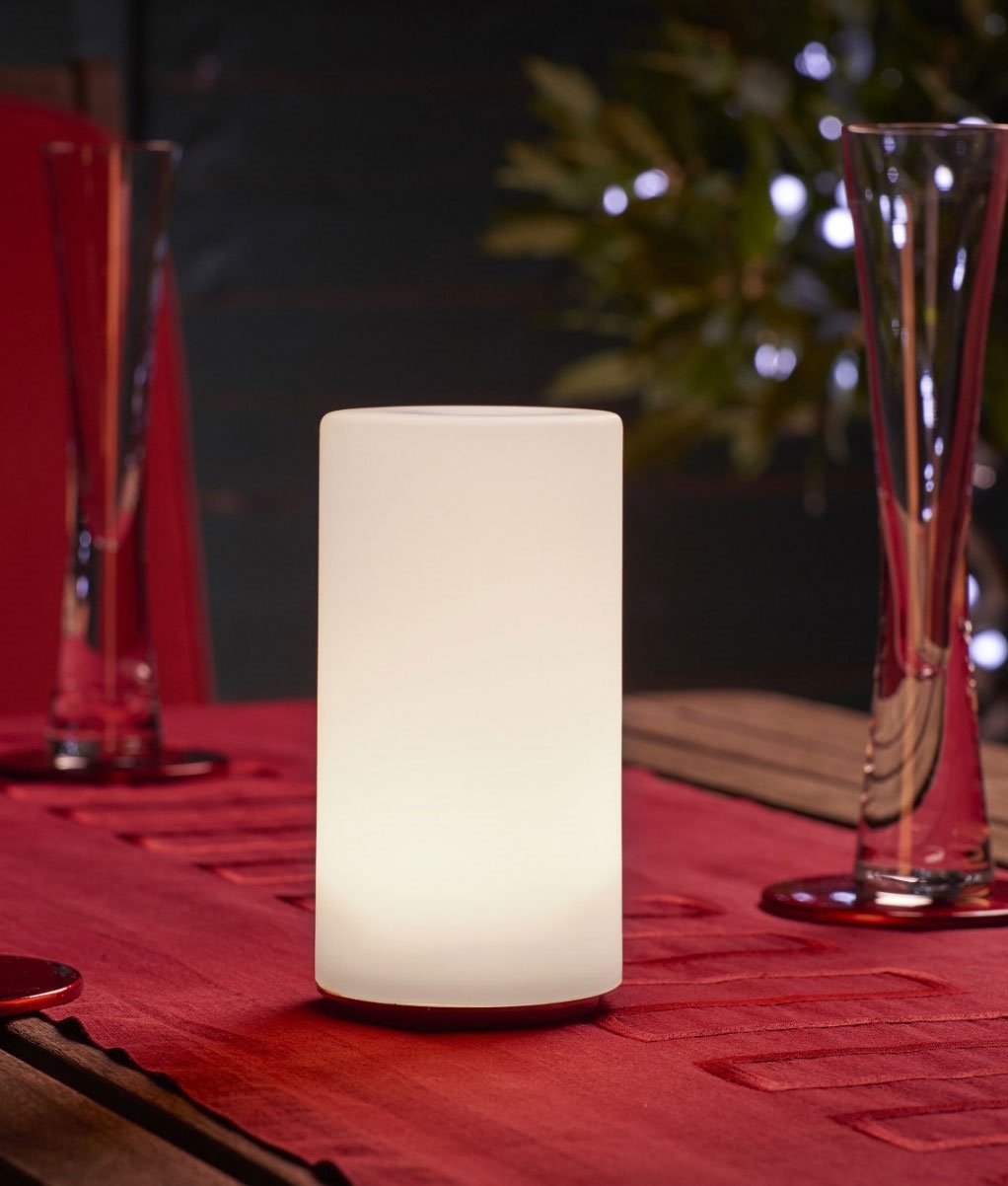 Portable and Rechargeable Colour Changing Table Lamp with Remote Control