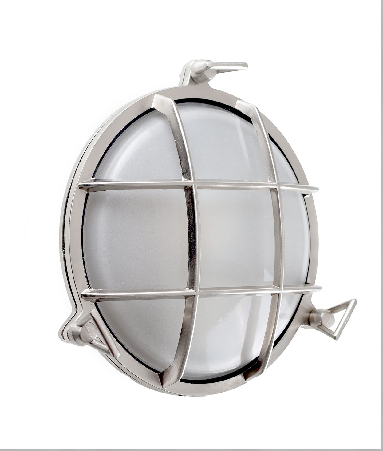 Outdoor IP45 Bulkhead Light in Aluminium - E27 Lamp