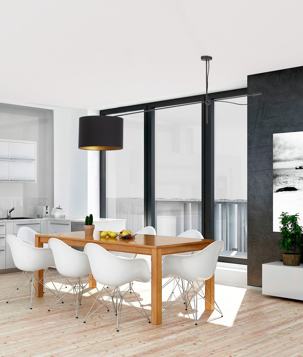 Offset Ceiling Pendant - Put the Light Just Where You Want It