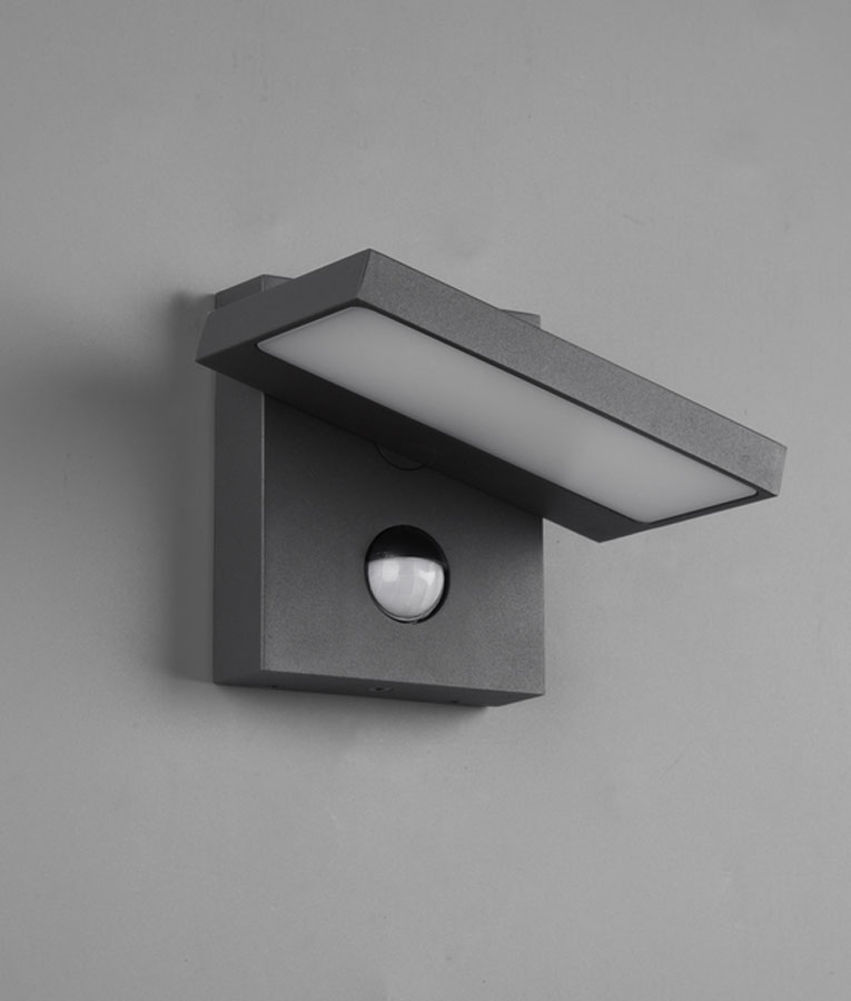 Modern Exterior LED Wall Light - Adjustable - PIR Option