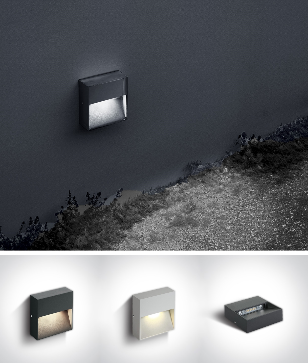 Die-Cast Alloy Surface Mounted Pathway LED Wall Light - Low-Level ...
