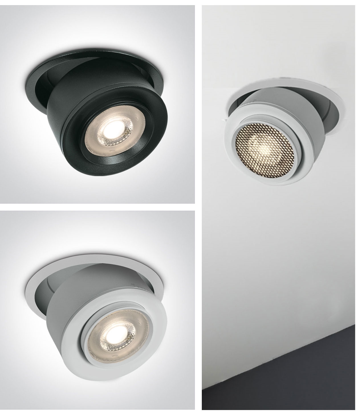 Punch Commercial Zoomable LED Adjustable Recessed Ceiling Downlight ...