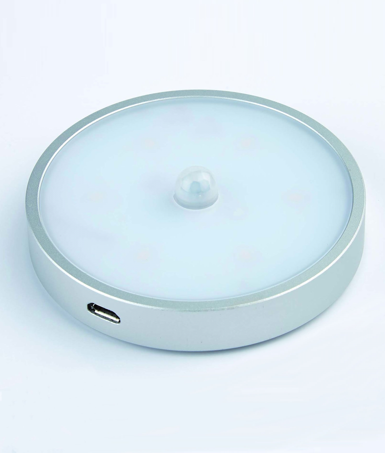 Rechargable Disc Shaped Cabinet Light - Discreet & Sensor Activated