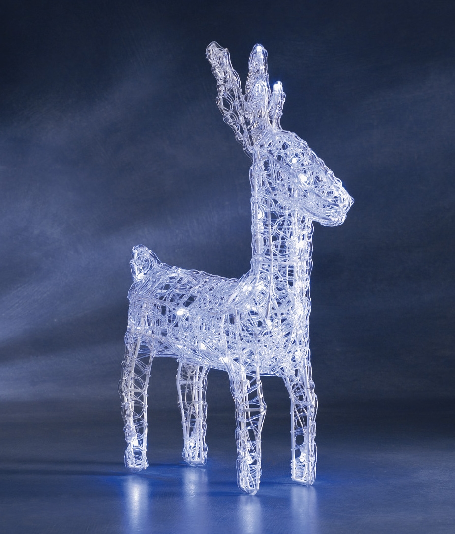Acrylic LED Reindeer for Christmas Decoration