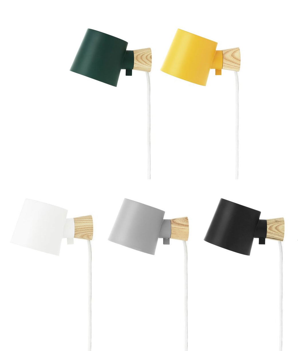 Normann Copenhagen Rise Wall Lamp with Lead & Plug