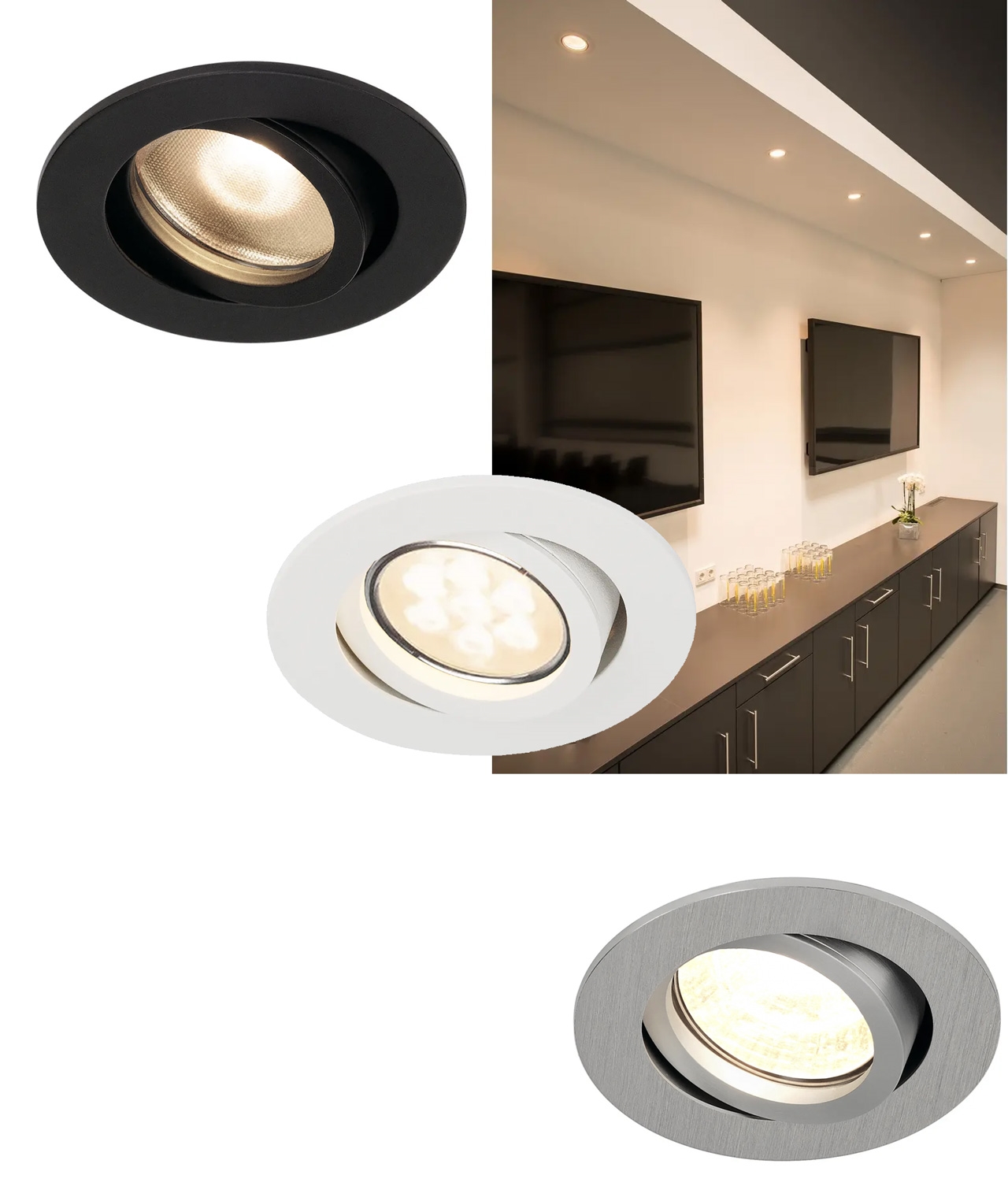 Adjustable Premium Mains Recessed Downlight