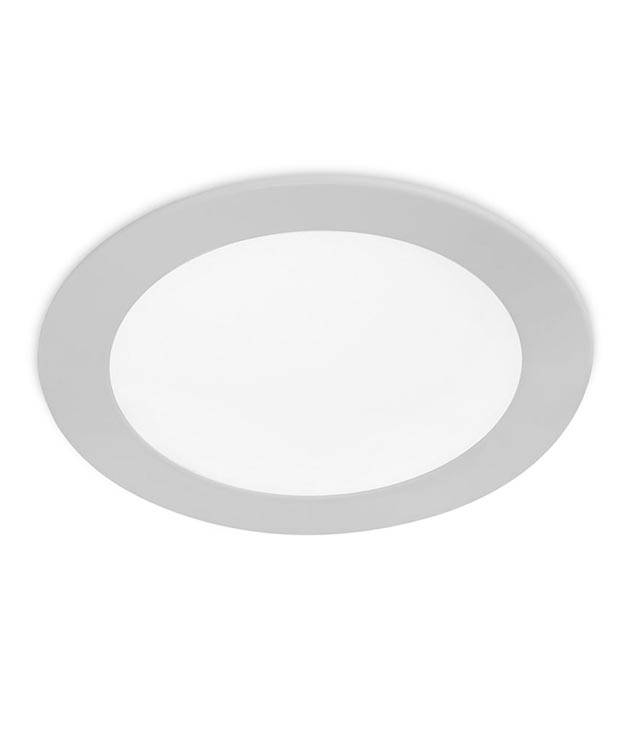 Ultra Slim Profile Round LED Downlight in White or Grey