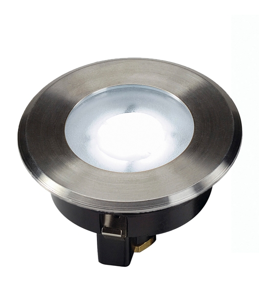 Mains voltage LED Stainless Steel Ground Uplighter IP67