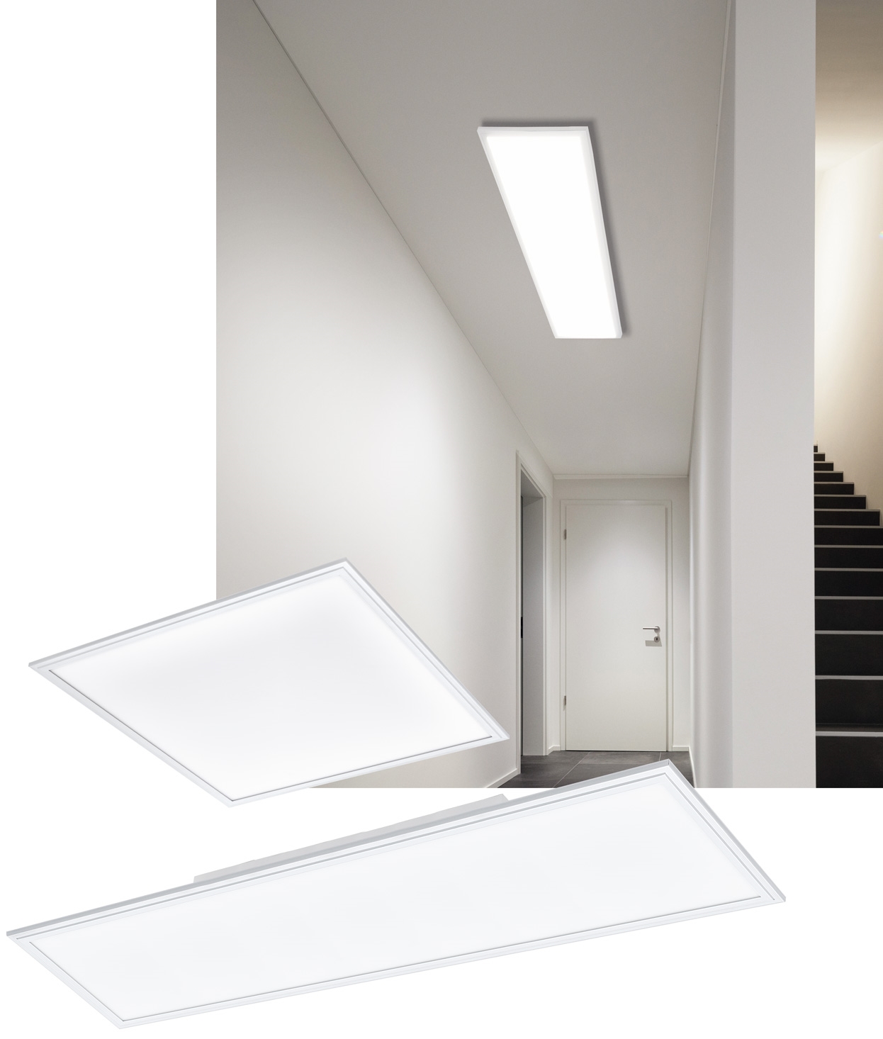 Surface Mounted LED Light Panel with Invisible Microwave Movement ...