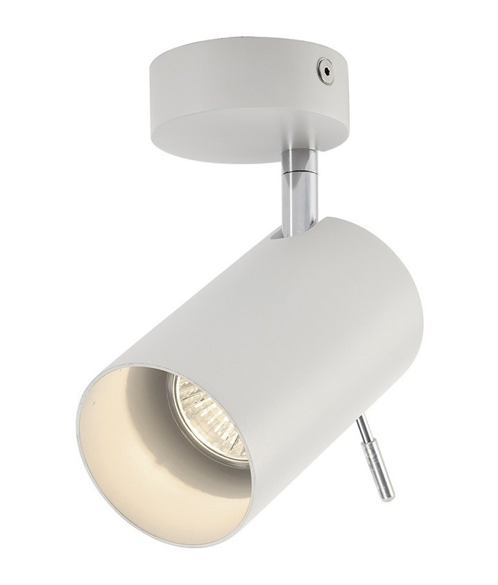 Single Tube Style Ceiling Spotlight for halogen or LED lamps