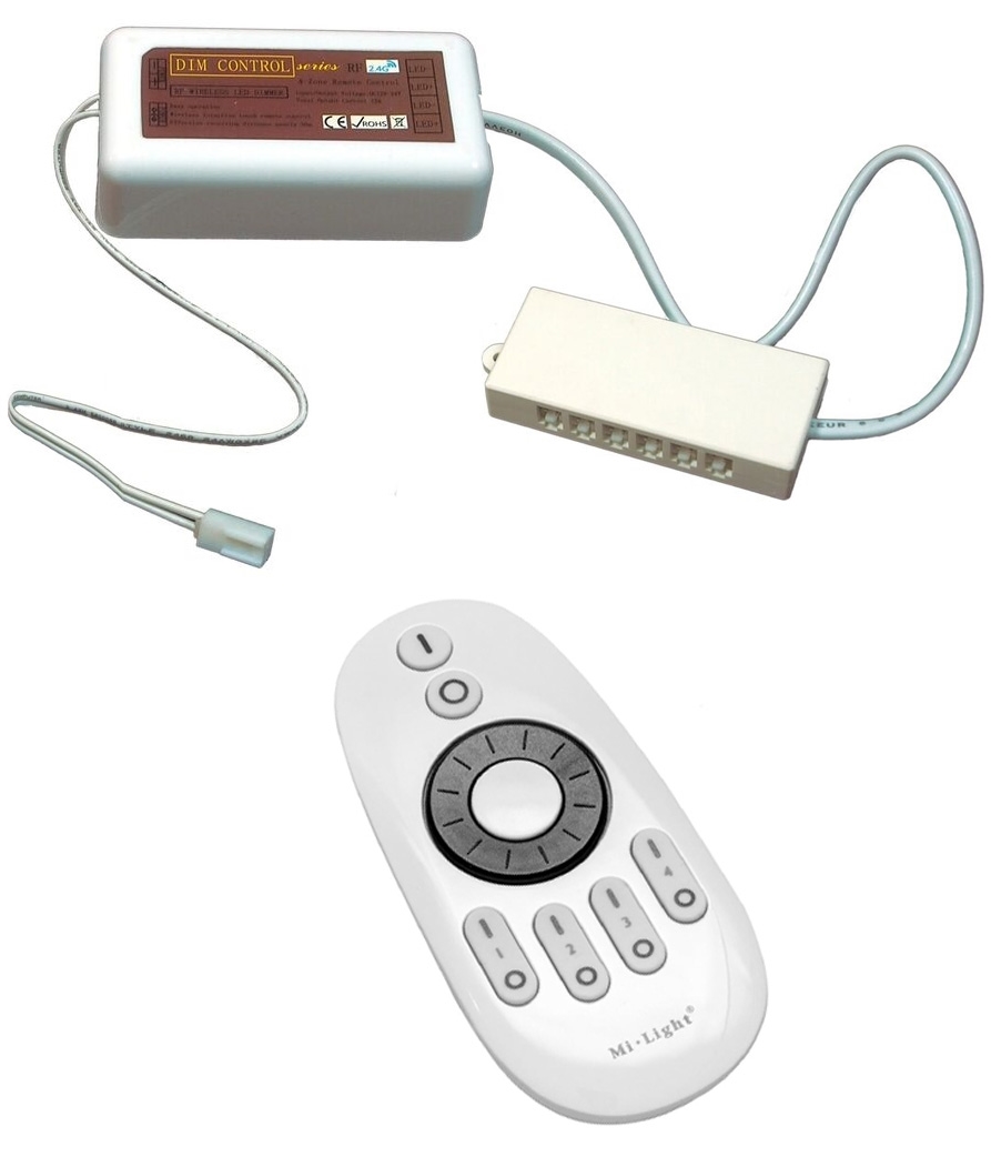 Remote Control For Kitchen Light - Dimming and Switching for up to 4 Zones