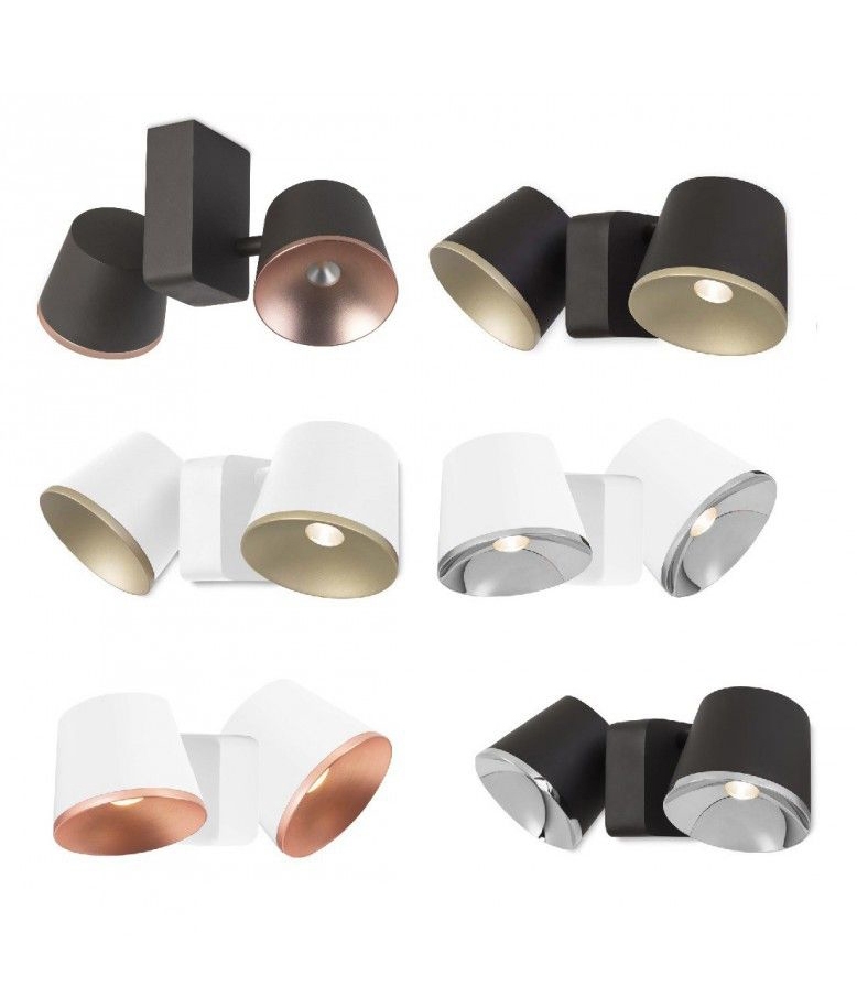 LED Adjustable Double Spotbar in 6 Colour Options