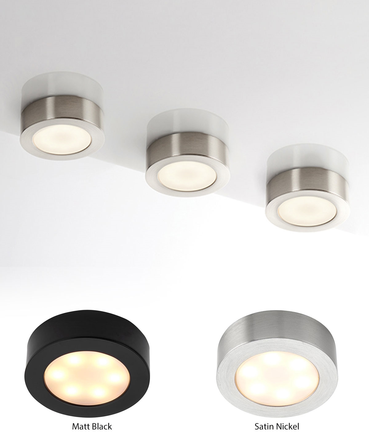 Mains Undercabinet Lights - No Driver, Easy Install & CCT Switchable