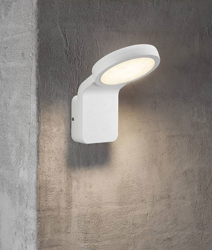 Designer Angled LED Exterior Wall - 2 versions Standard or Movement Sensor