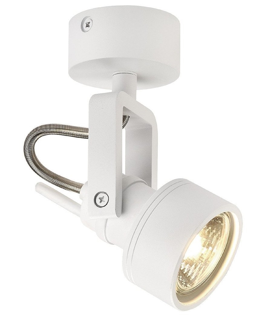 Adjustable Stirrup Spotlight for Mains GU10 Lamps - Mount on Ceiling or ...