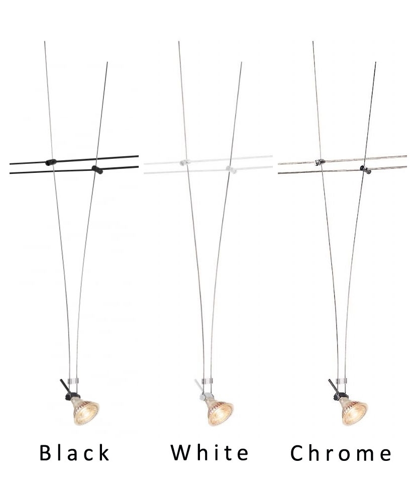 Spotlight for Tension Wire Systems - Suspended by Wire Rods - Classic Spot