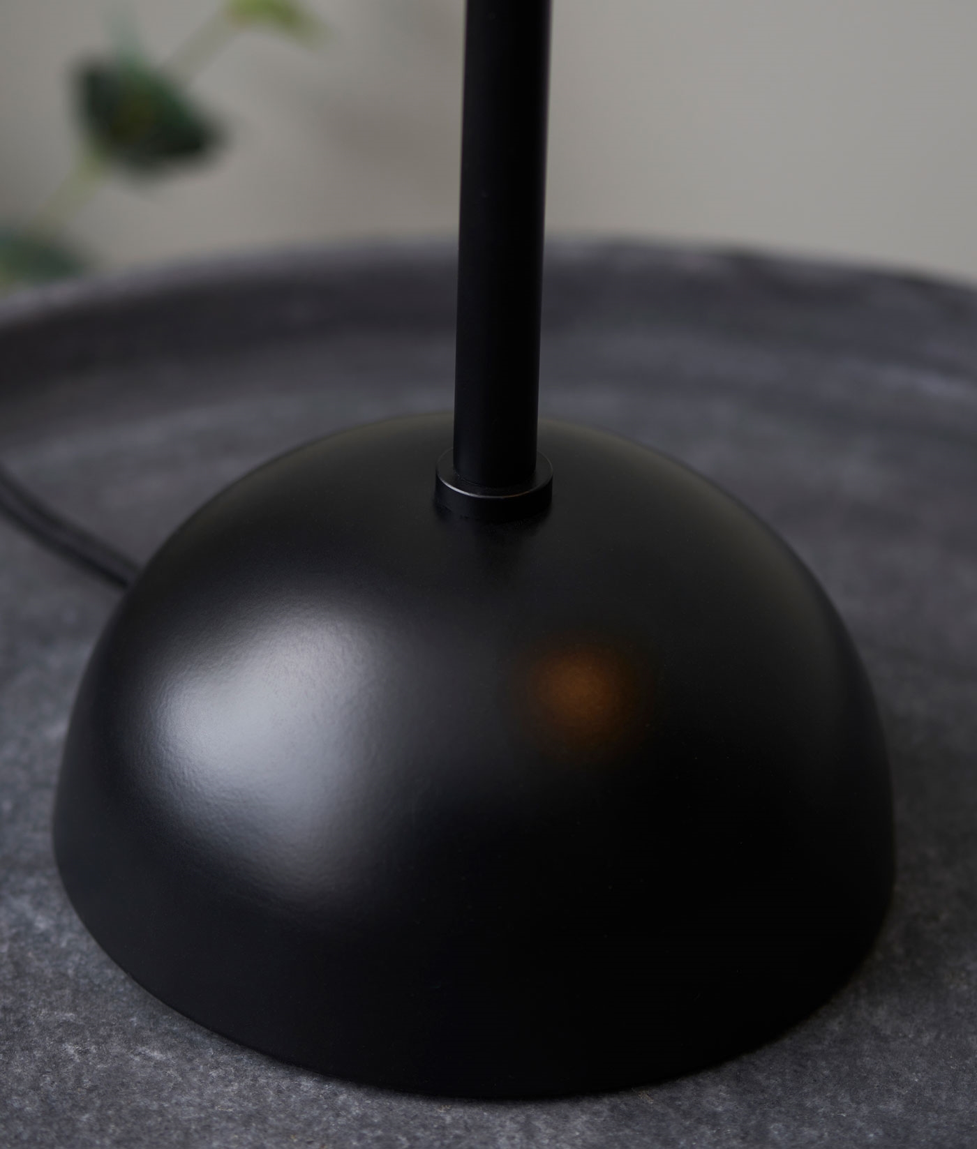Adjustable Black Shaded Table Lamp - Scandi Design
