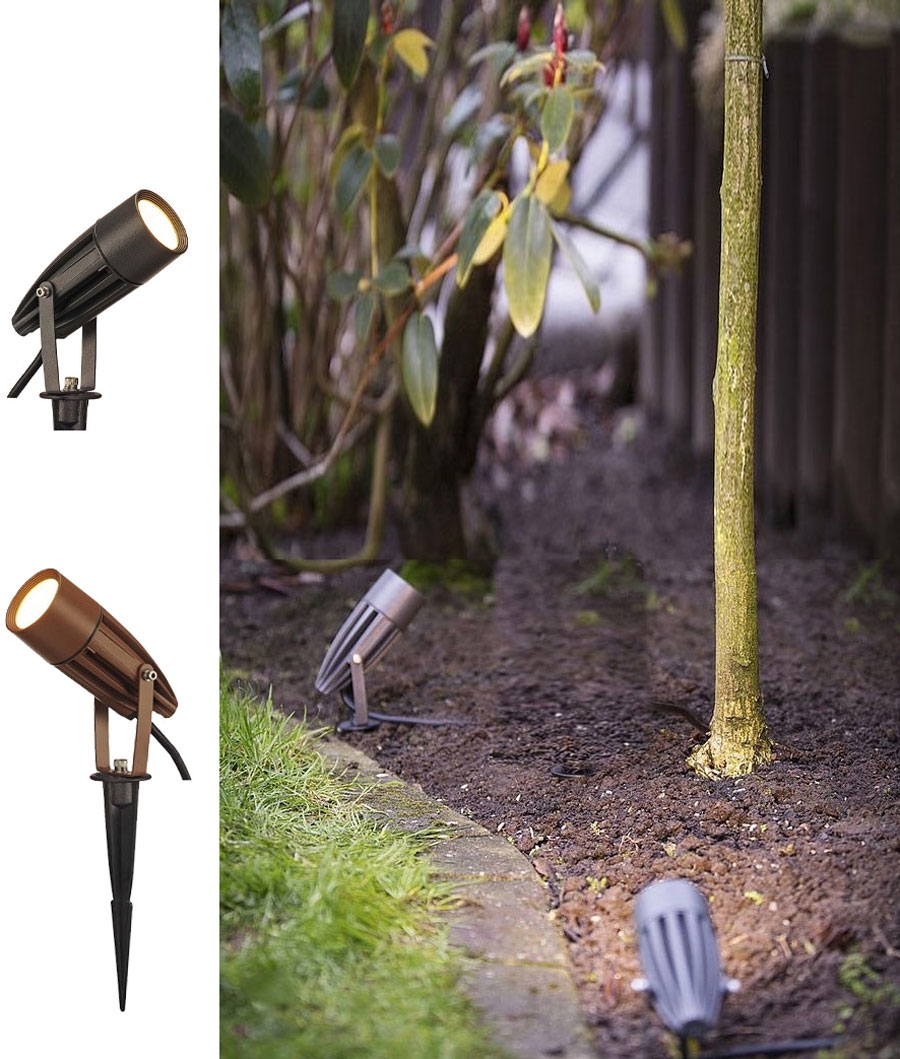 Slim-Shape Spike Light with Integral LEDs Choose - 3 Finishes