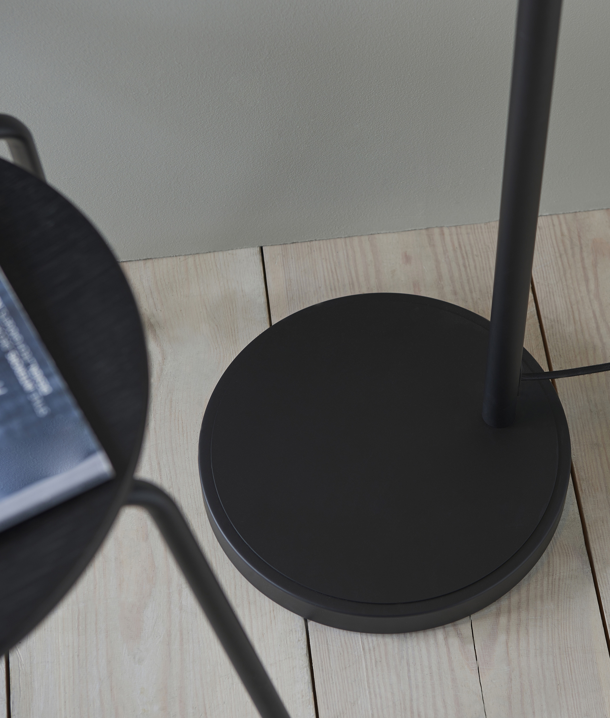 Vintage Floor Task Spot Light With Domed Shade - 3 Finishes