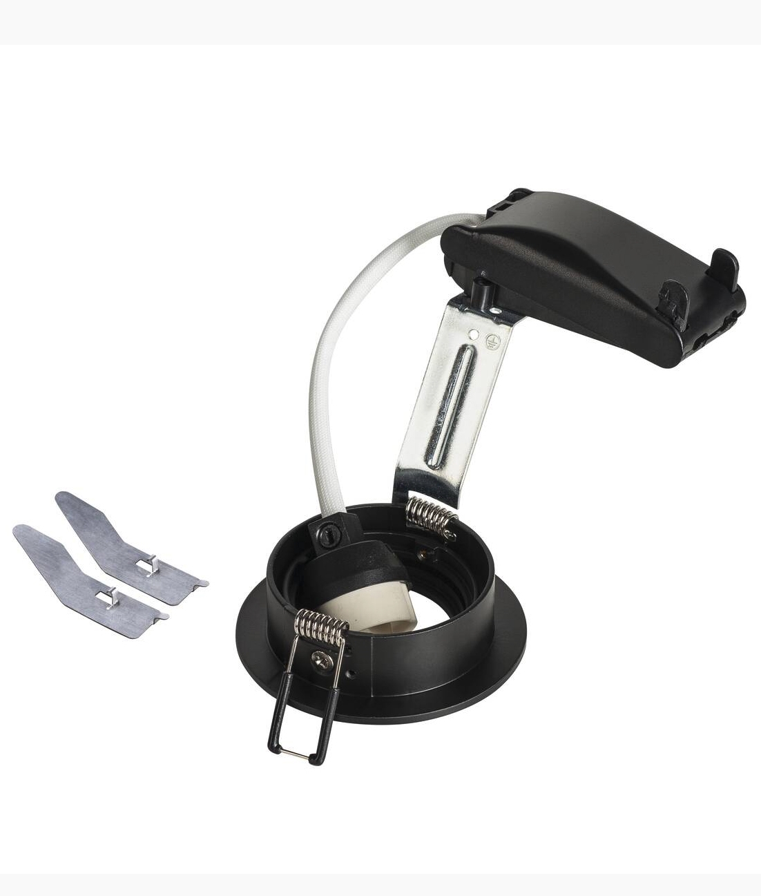 Elegant Adjustable Recessed Downlight - GU10 Compatible in Black, White ...