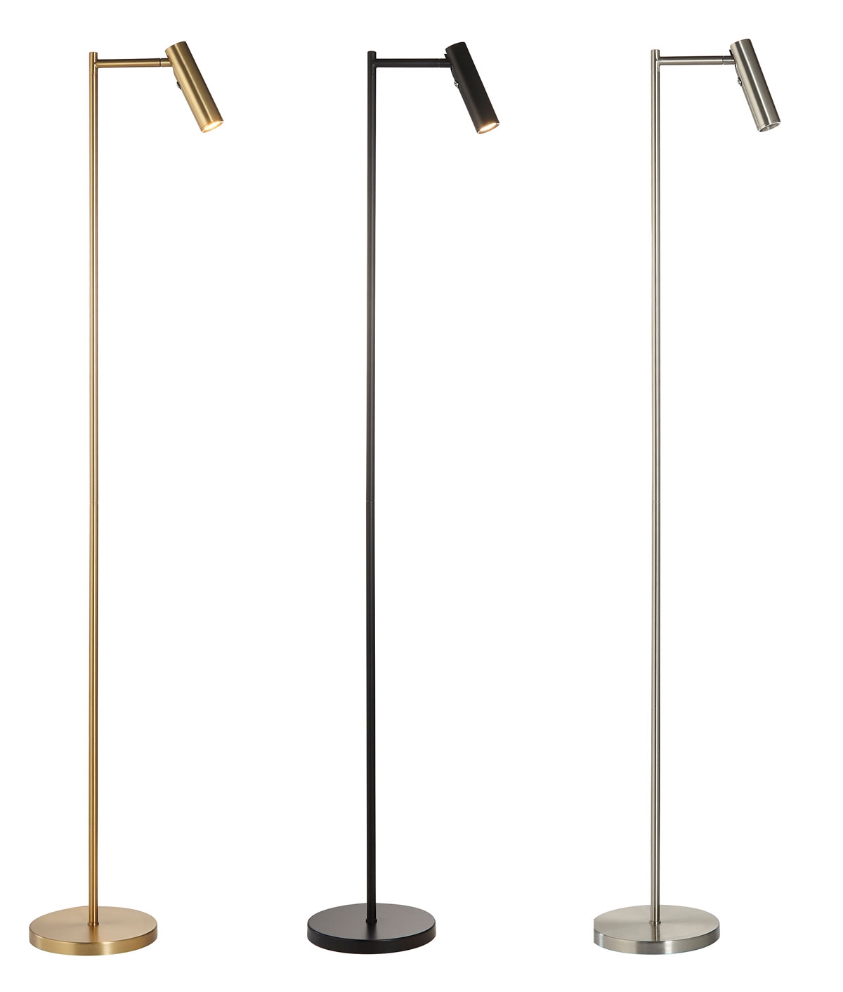 Adjustable LED Task Floor Light with 3 Stage Dimming