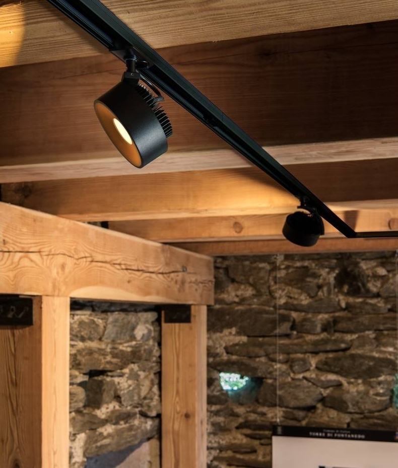 LED Single Spot Light for Single Circuit Track - Black or White