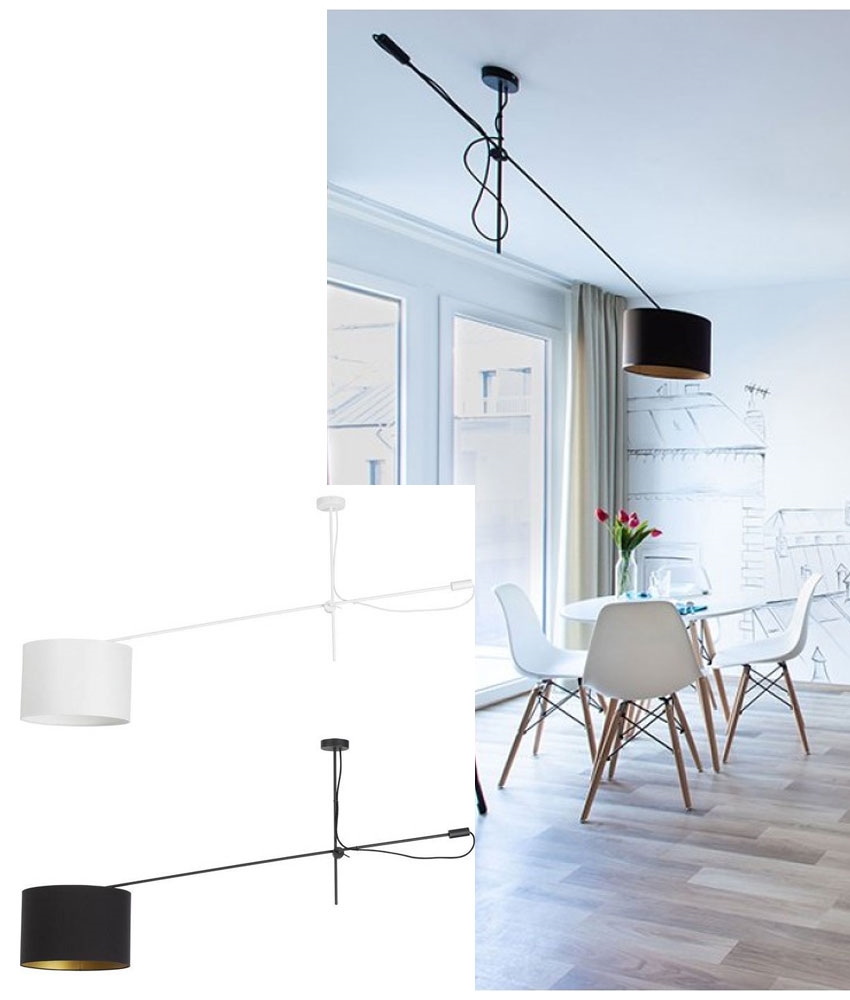 Offset Ceiling Pendant - Put the Light Just Where You Want It