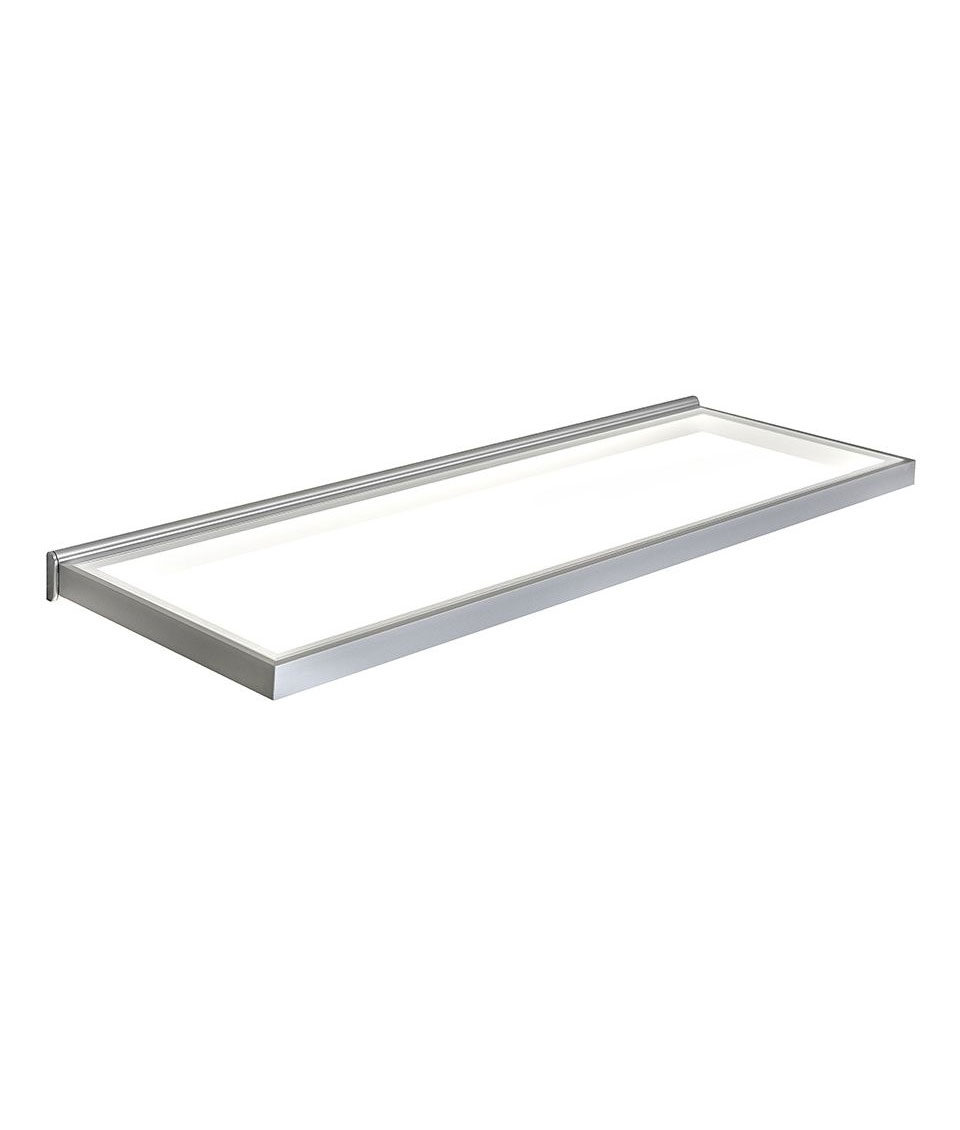 Backlit LED Glass Shelf - Crittall Style Frame with Hidden Light Source ...