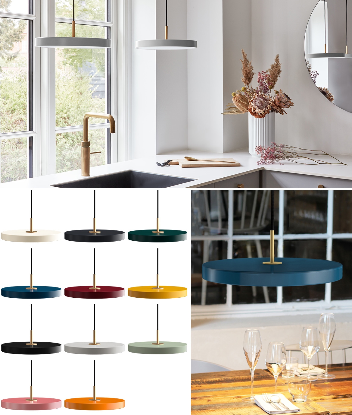 Umage Asteria Dimmable Mini LED Pendant - 11 Finishes