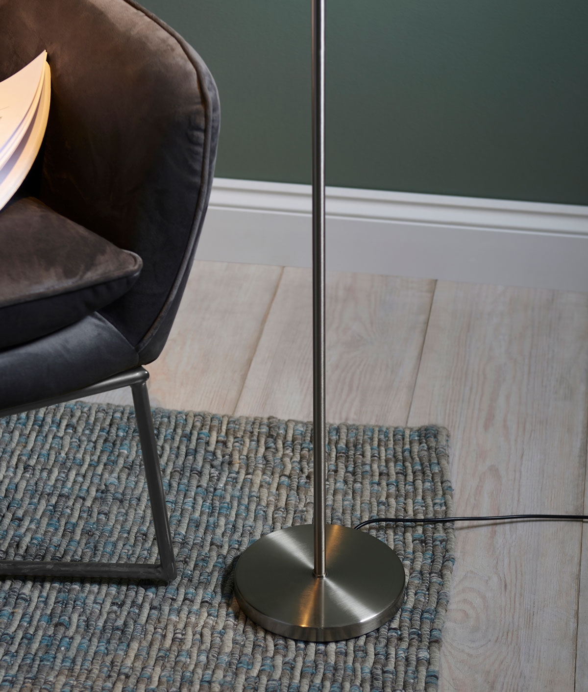 Adjustable LED Task Floor Light with 3 Stage Dimming