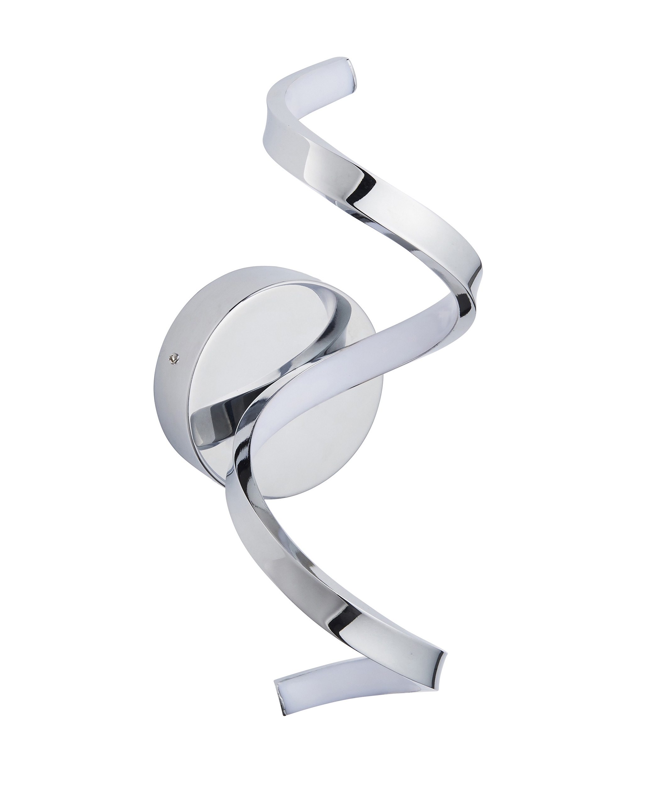 IP44 Unusual Contemporary LED Swirl Wall Light