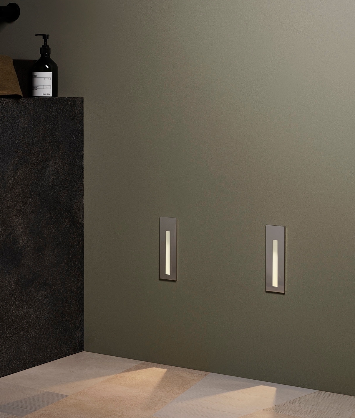 Mains Waterproof LED Steplight Ideal for Contemporary Step Washing ...