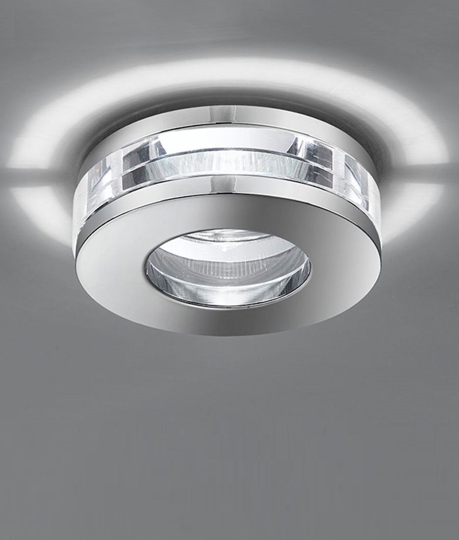 Decorative Glass Downlight IP65 - Suitable for Showers and Wetrooms