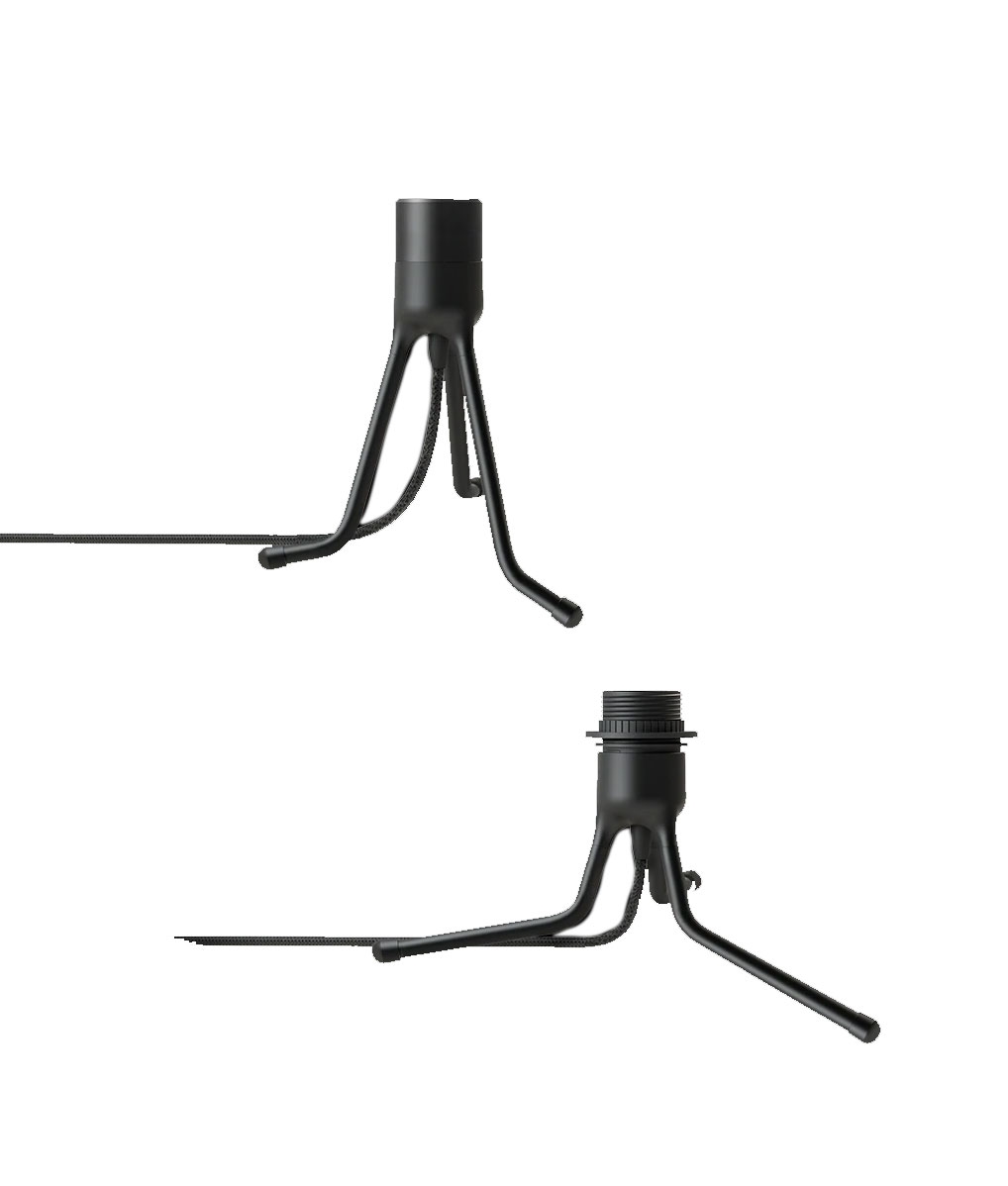 Table Base - Tripod Style, Bendable Height 186mm - 4 Finishes