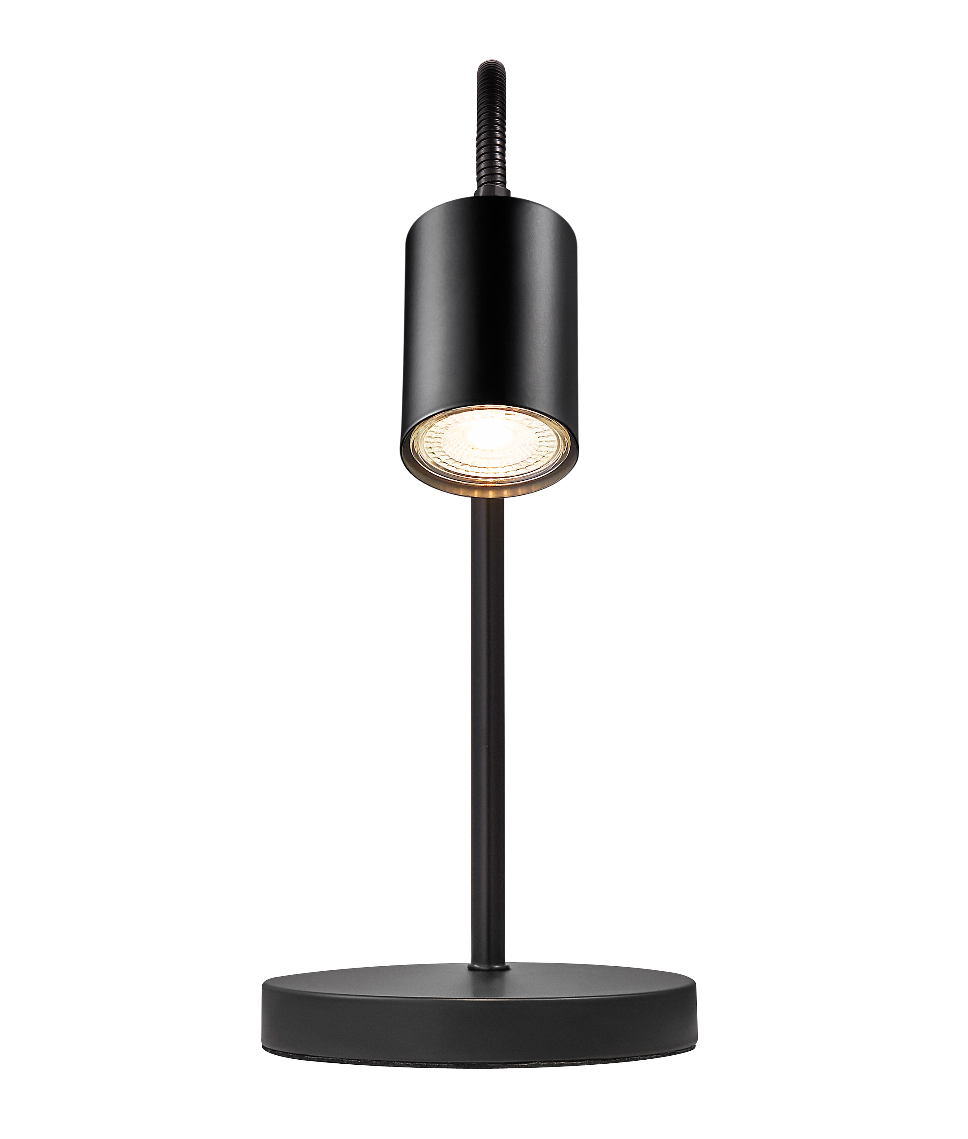 Black Contemporary Adjustable Table Light