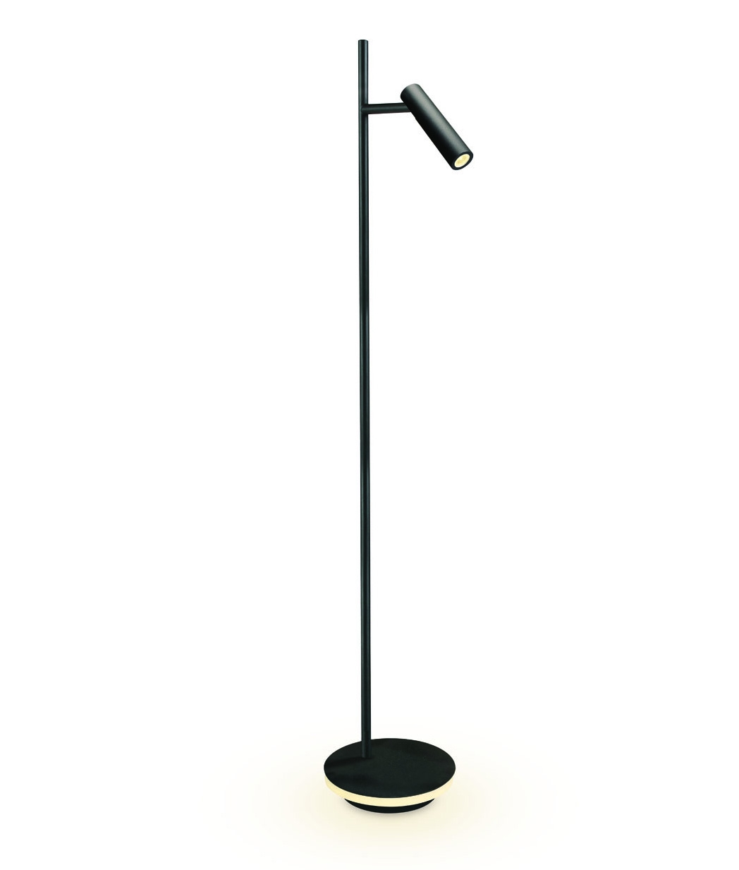1400mm LED Reading Floor Lamp with Illuminated Base One Light 61132B ...