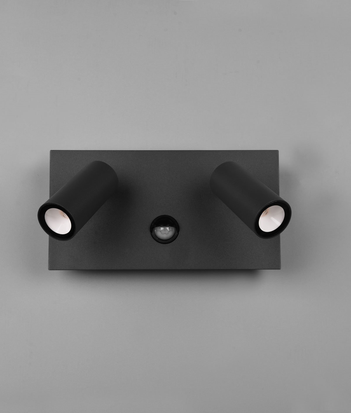 PIR LED Adjustable Double Spot Wall Light for Exterior Installation