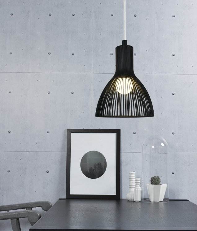 Steel Rod Light Pendant - 17cm or 26cm diameter